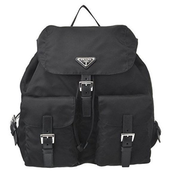 Prada | Bags | Prada Nylon Rucksack Backpack Black | Poshmark